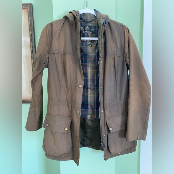 Barbour | Jackets & Coats | Barbour Wax Beadnell Rain Jacket Sz 4 ...